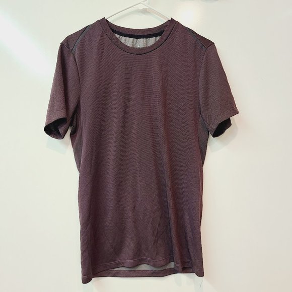 Apana | Shirts | Apana Shirt Short Sleeve Mens Small Burgundy Silky ...